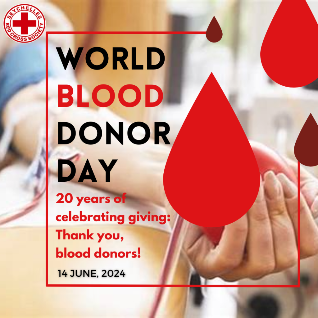 World Blood Donor Day 2024 - Red Cross Society of Seychelles
